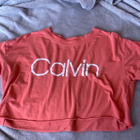 Calvin Klein Performance | Tops | Salmon Pinkish Calvin Klein ...